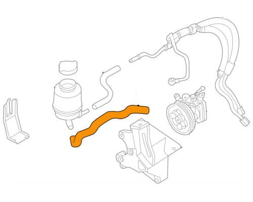 Genuine Subaru Power Steering Suction Hose #34611FE000 – Boxer ...