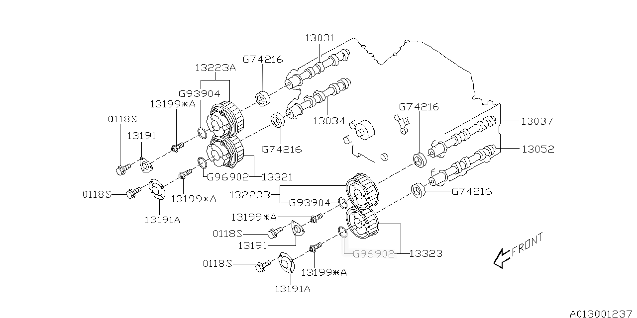 Genuine Subaru AVCS Exhaust Cam Cover O'Ring #806969020 – Boxer ...