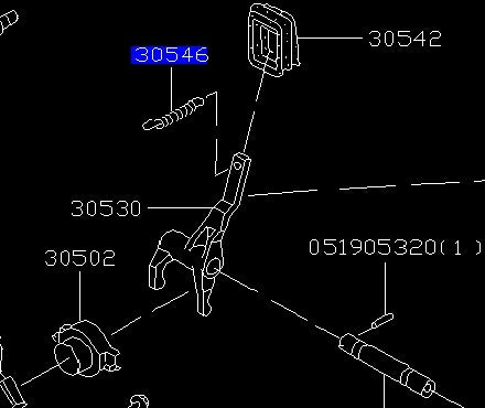 Genuine Subaru Clutch Fork Return Spring #30546AA030 – Boxer ...