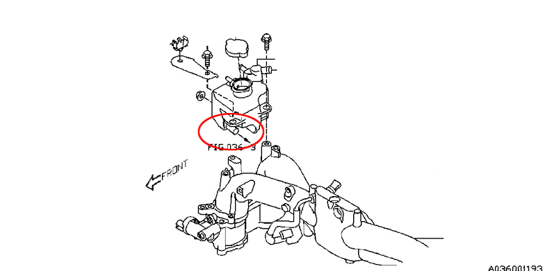 Genuine Subaru Coolant Reservoir Bottom Hose #21204AA691 – Boxer ...
